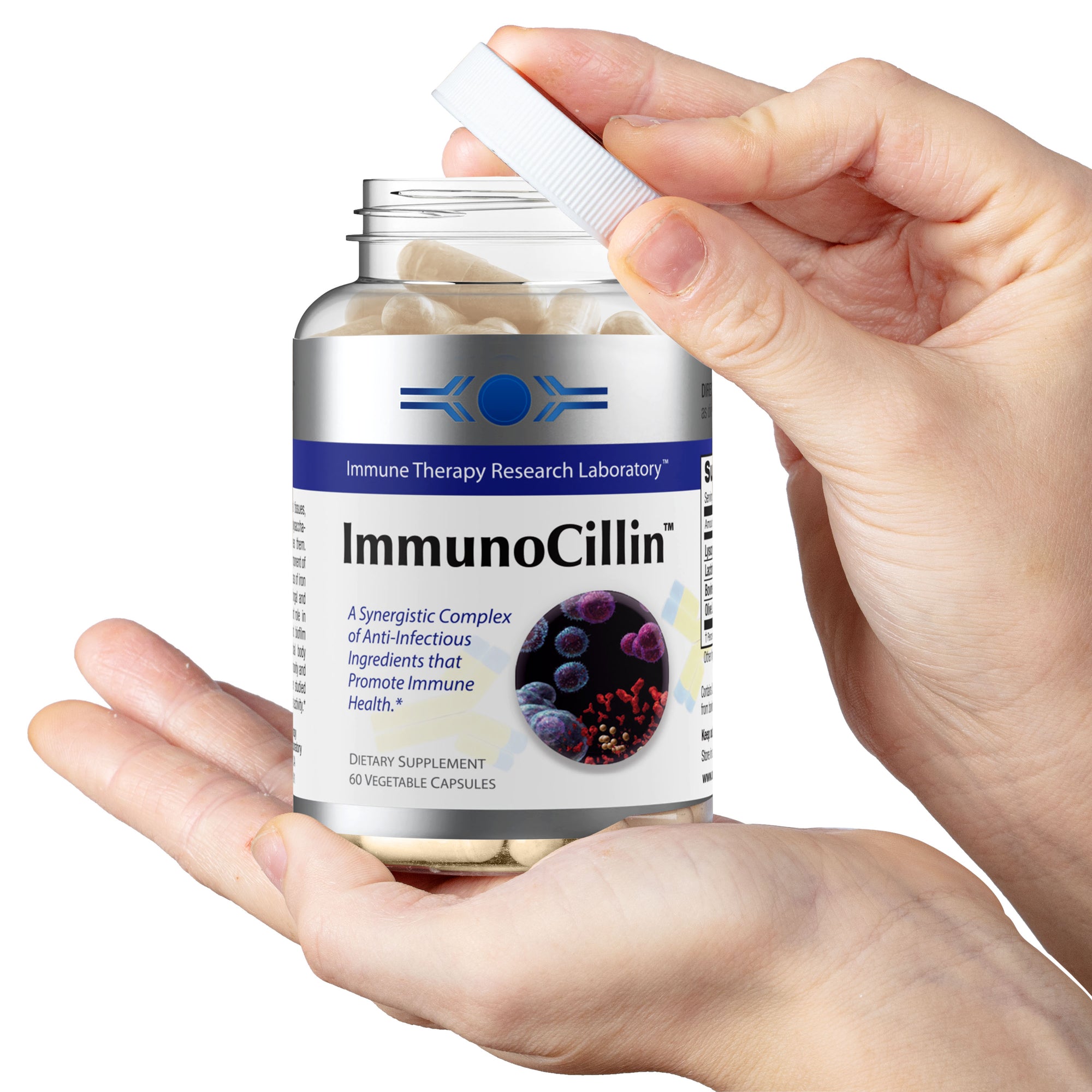 Lactoferrin, Lysozyme, Bovine IgG Supplement | ImmunoCillin - Oramune